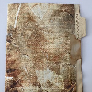 Tea Stained Journal Tabs: Vintage Style Card Dividers - Etsy