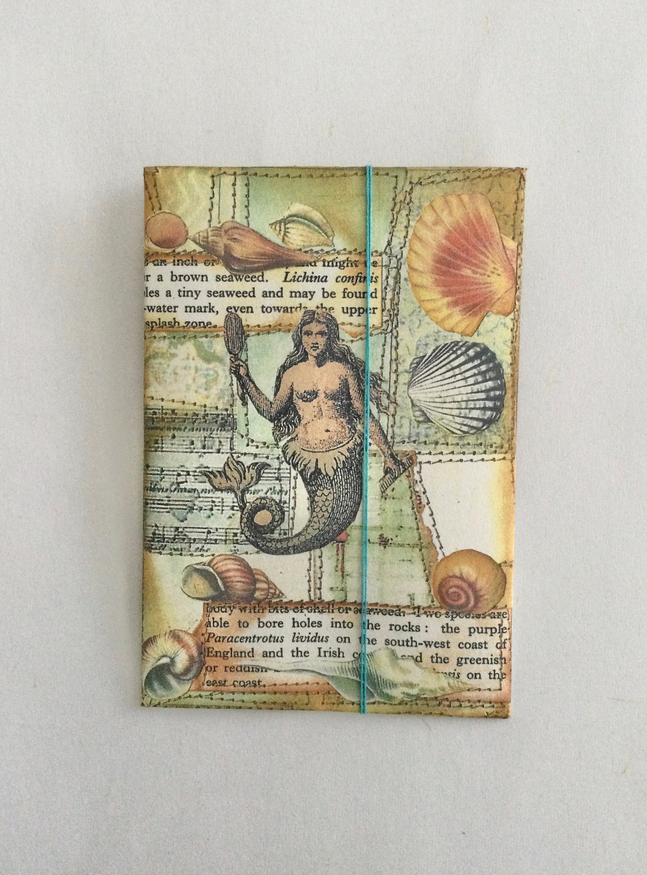 Hand Made Mermaid Themed Envelopes Under the Sea Journal - Etsy UK