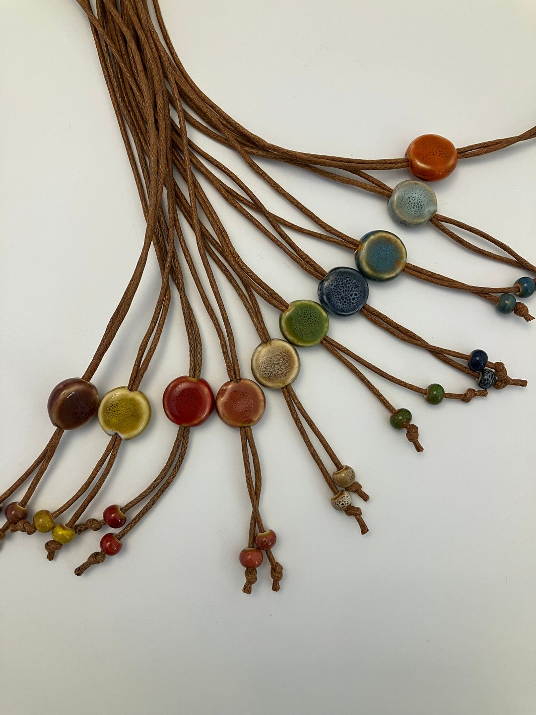 Handmade Ceramic Beaded Journal Closure: Bookmark Planner Embellishment ...