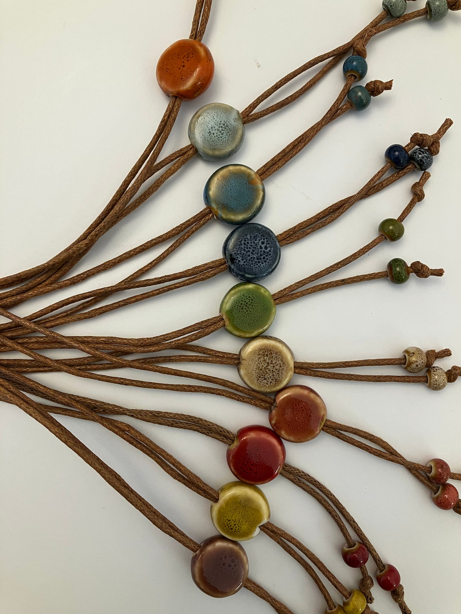 Handmade Ceramic Beaded Journal Closure: Bookmark Planner Embellishment ...