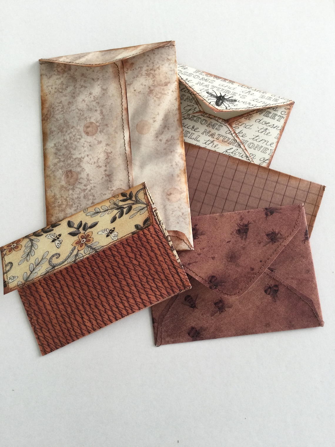 Bee Themed Envelopes Junk Journal Ephemera Bee Journal - Etsy