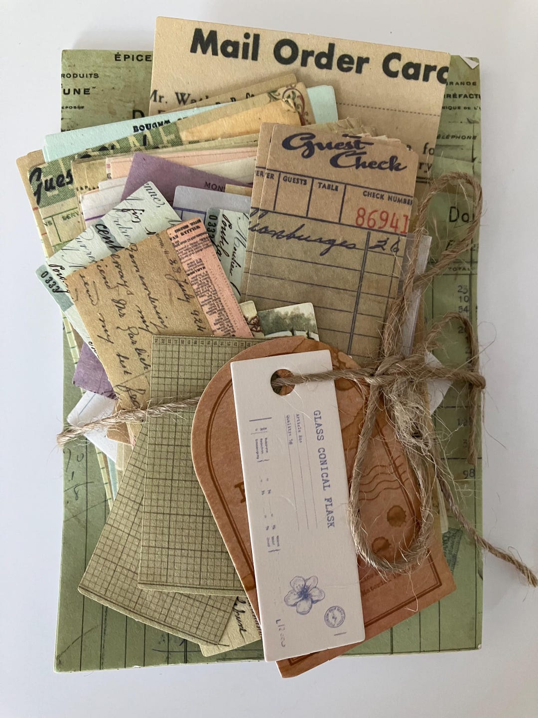 100 Piece Ephemera Pack: Junk Journal & Scrapbook Supplies - Etsy