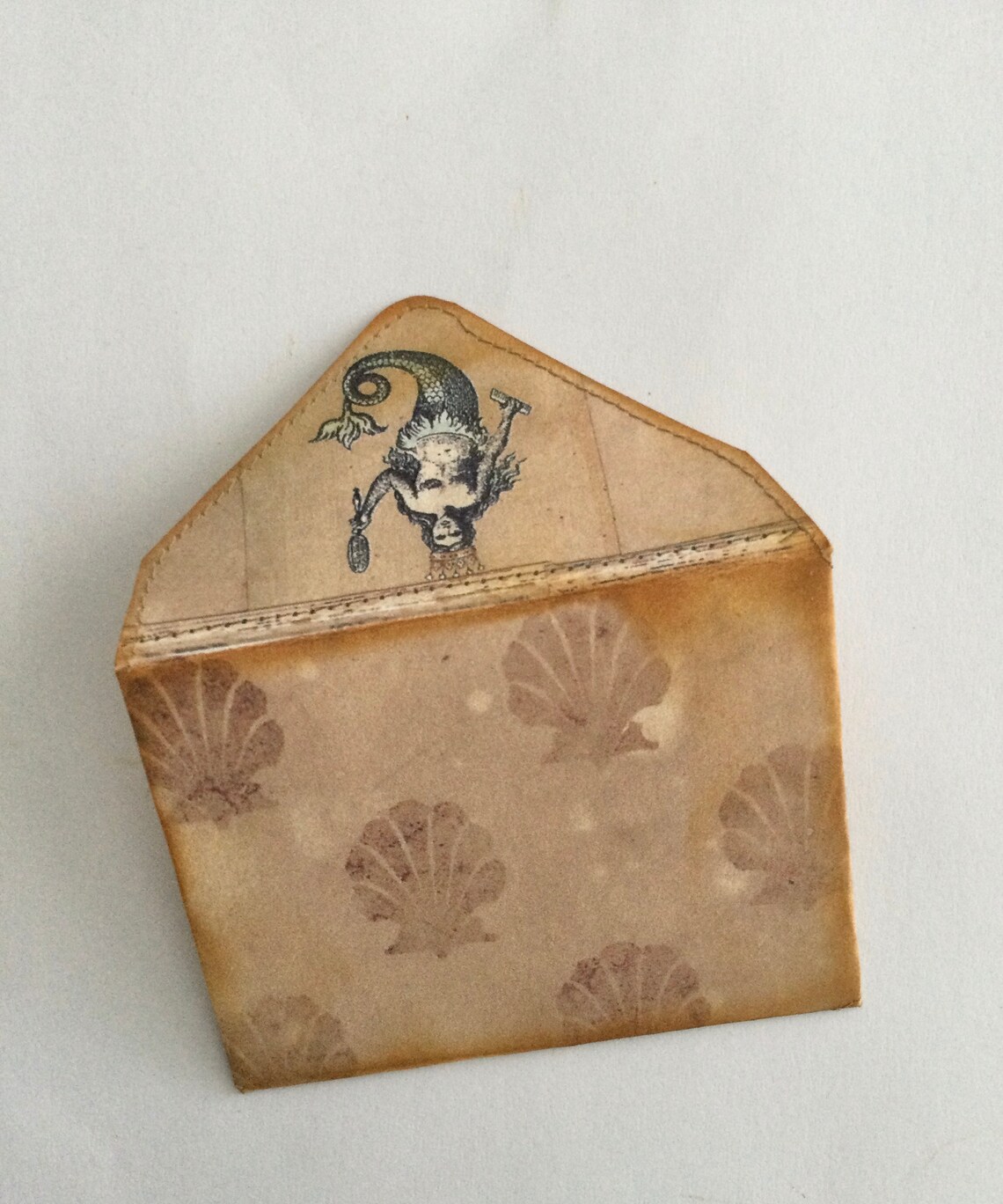 Hand Made Mermaid Themed Envelopes Under the Sea Journal - Etsy UK