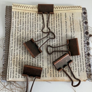 Bronze Fold Back Clips, Medium Metal Bulldog Clip, Paper Clips, Journal ...
