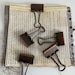 Bronze Fold Back Clips, Medium Metal Bulldog Clip, Paper Clips, Journal ...