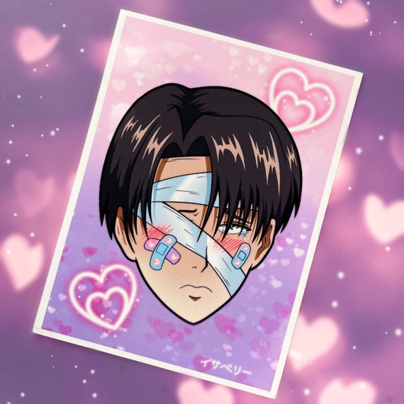 Attack on Titan Sad Cry Baby Levi Art Print - Etsy