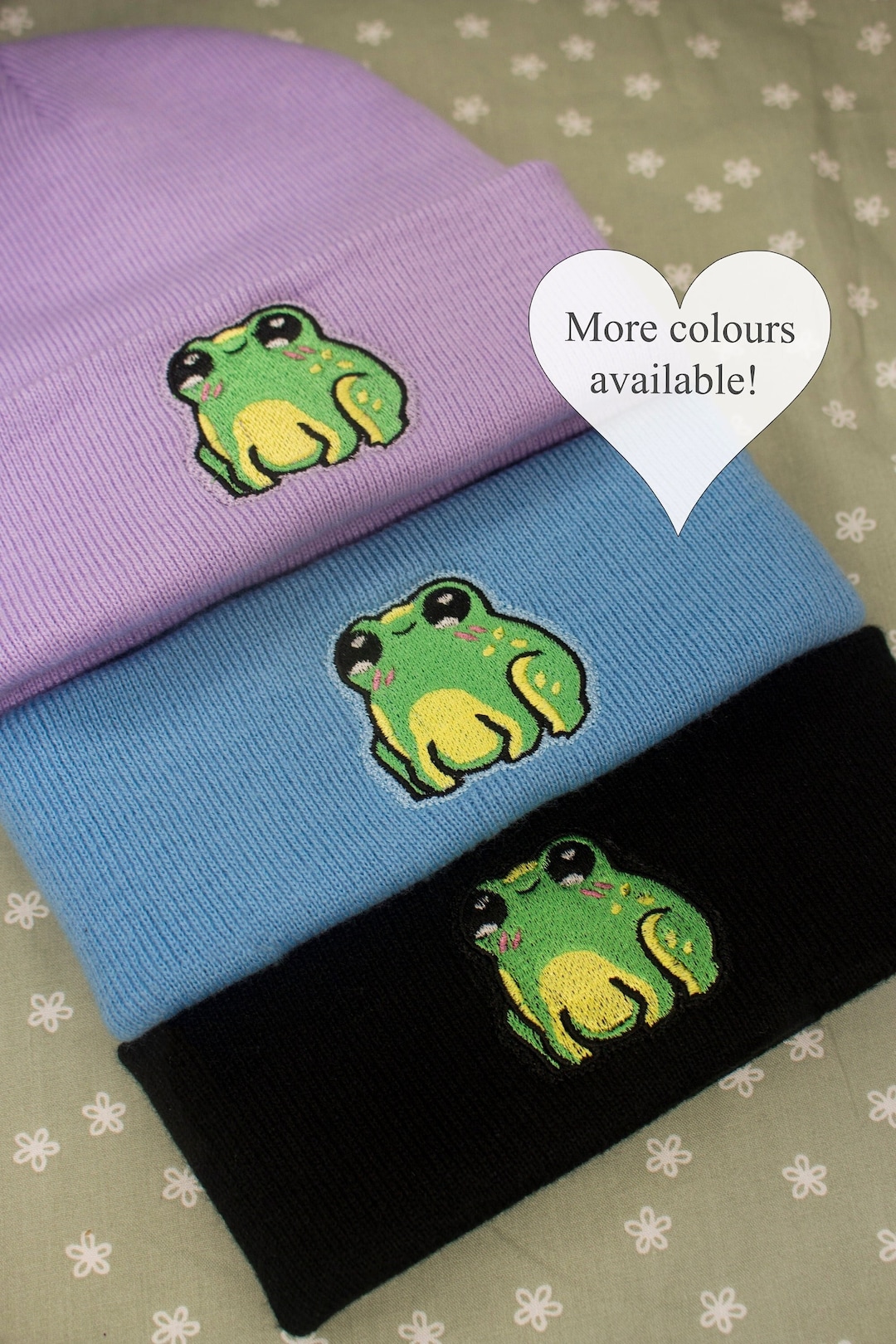 Cute Kawaii Frog Beanies - Multiple Colours Available! - Etsy