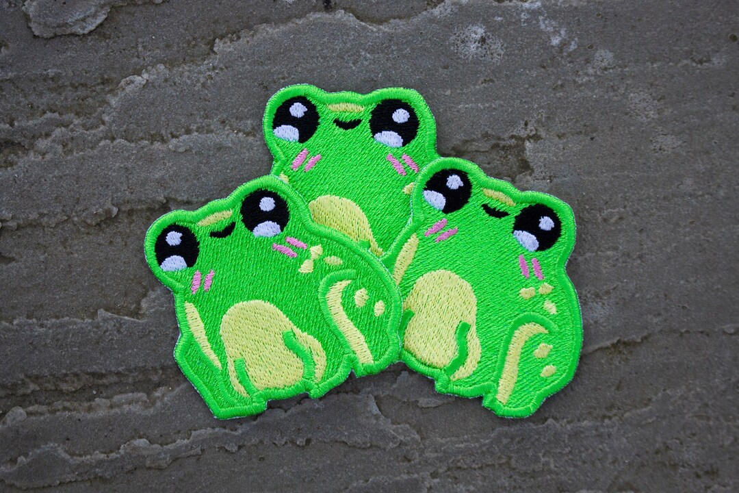 Frog Patch - Cute Kawaii Patch! - Etsy