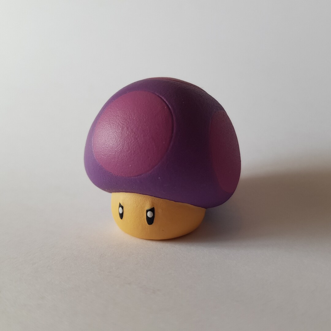 Poisonous Mushroom Super Mario Poison Mushroom - Etsy
