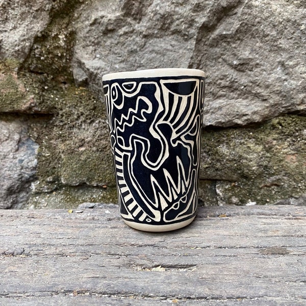 Sgraffito Mug - Etsy