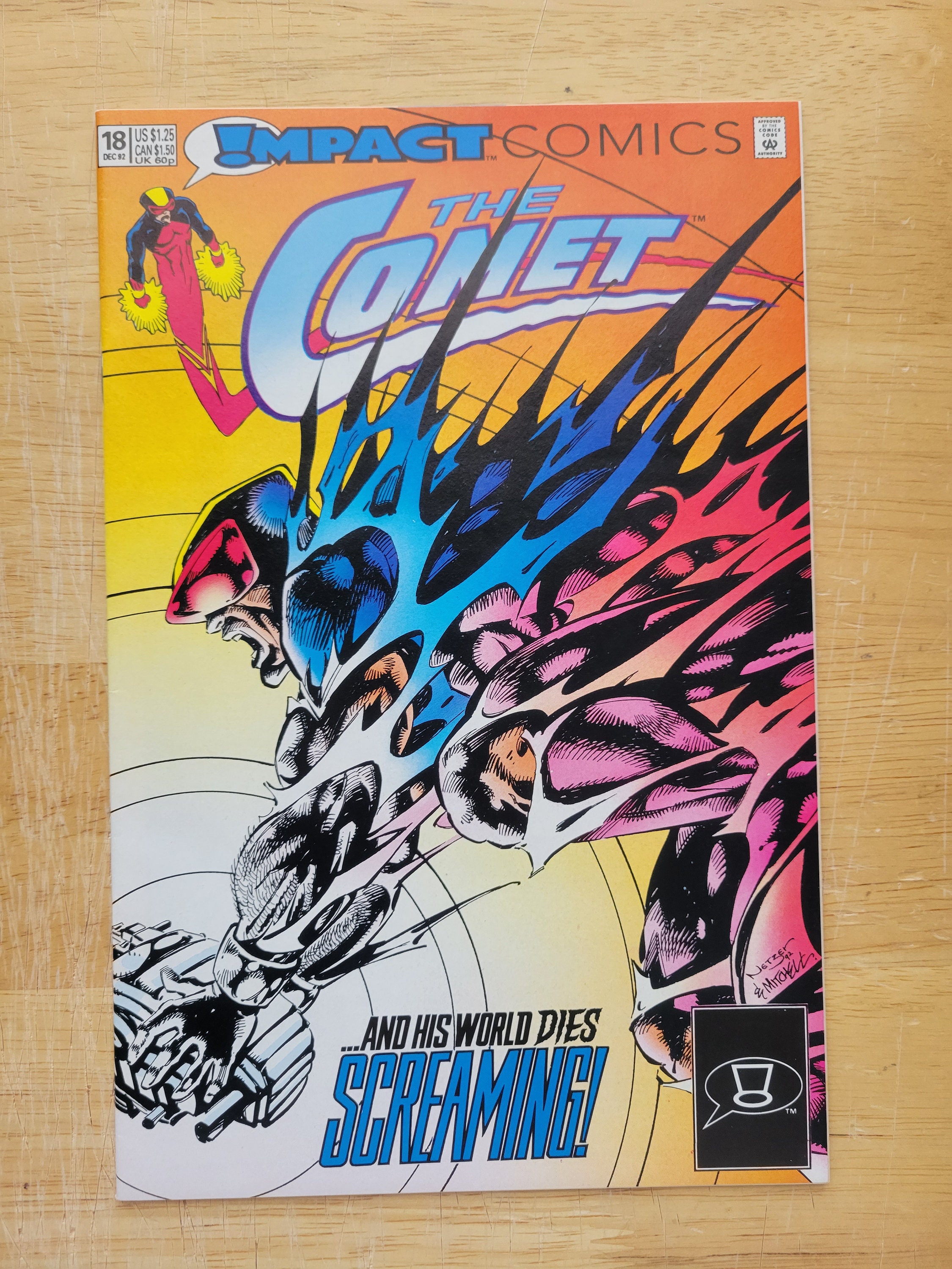 DC Impact Comics The Comet 18 1992 | Etsy