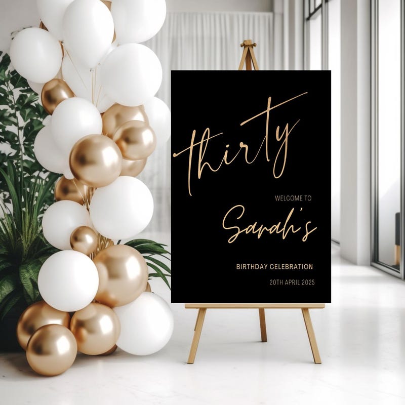 30th Birthday Sign - Etsy