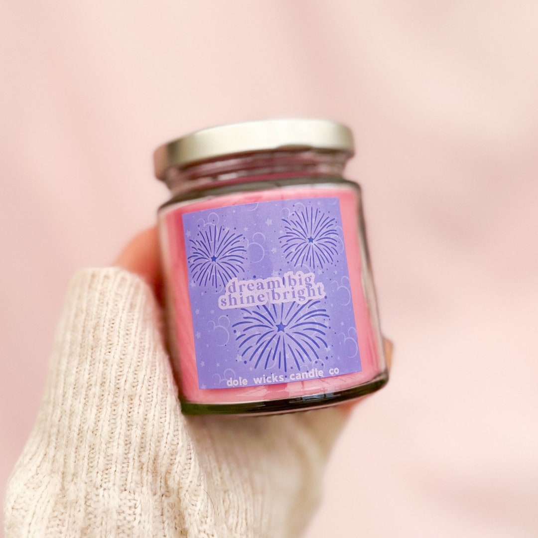 Dream Big & Shine Bright Candle Disneyland Paris Inspired - Etsy