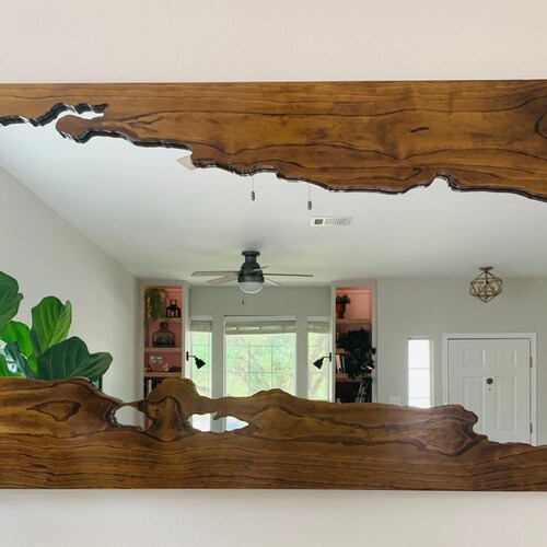 Live Edge Mirror | Etsy