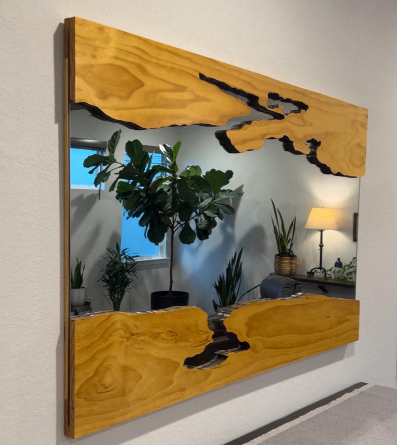 Live Edge Mirror - Etsy
