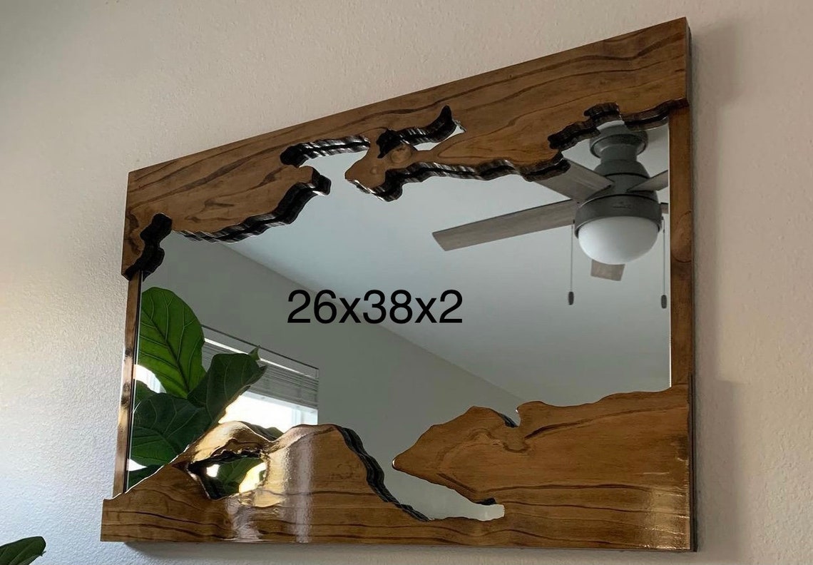 Live Edge Mirror | Etsy