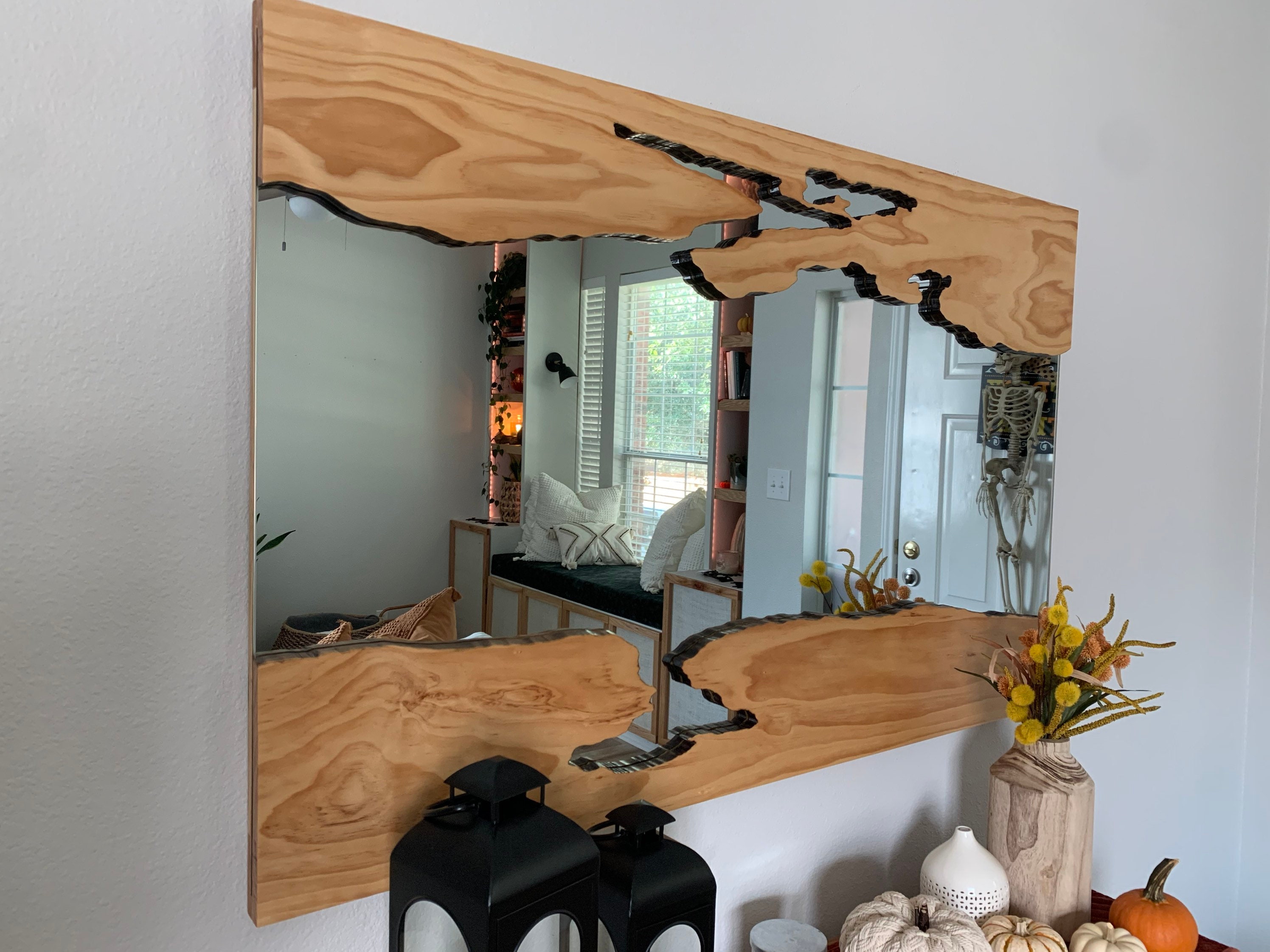 Live Edge Mirror - Etsy