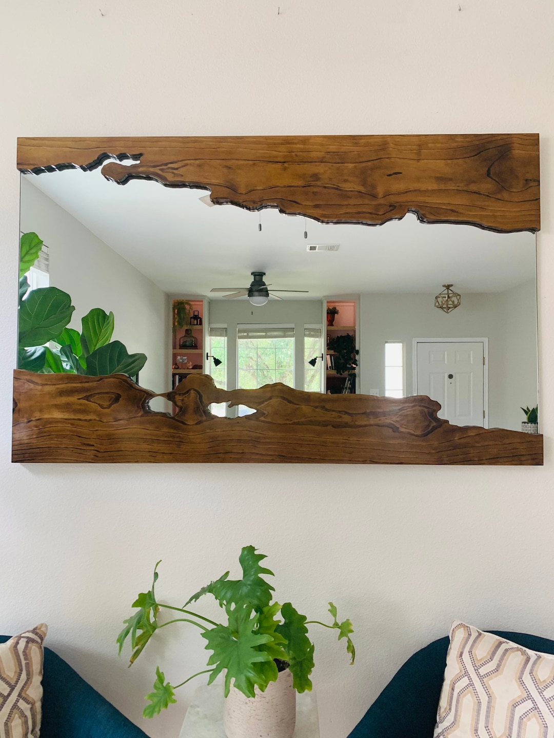 Live Edge Mirror - Etsy