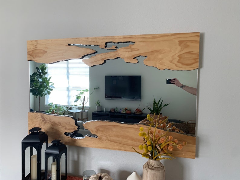 Live Edge Mirror - Etsy
