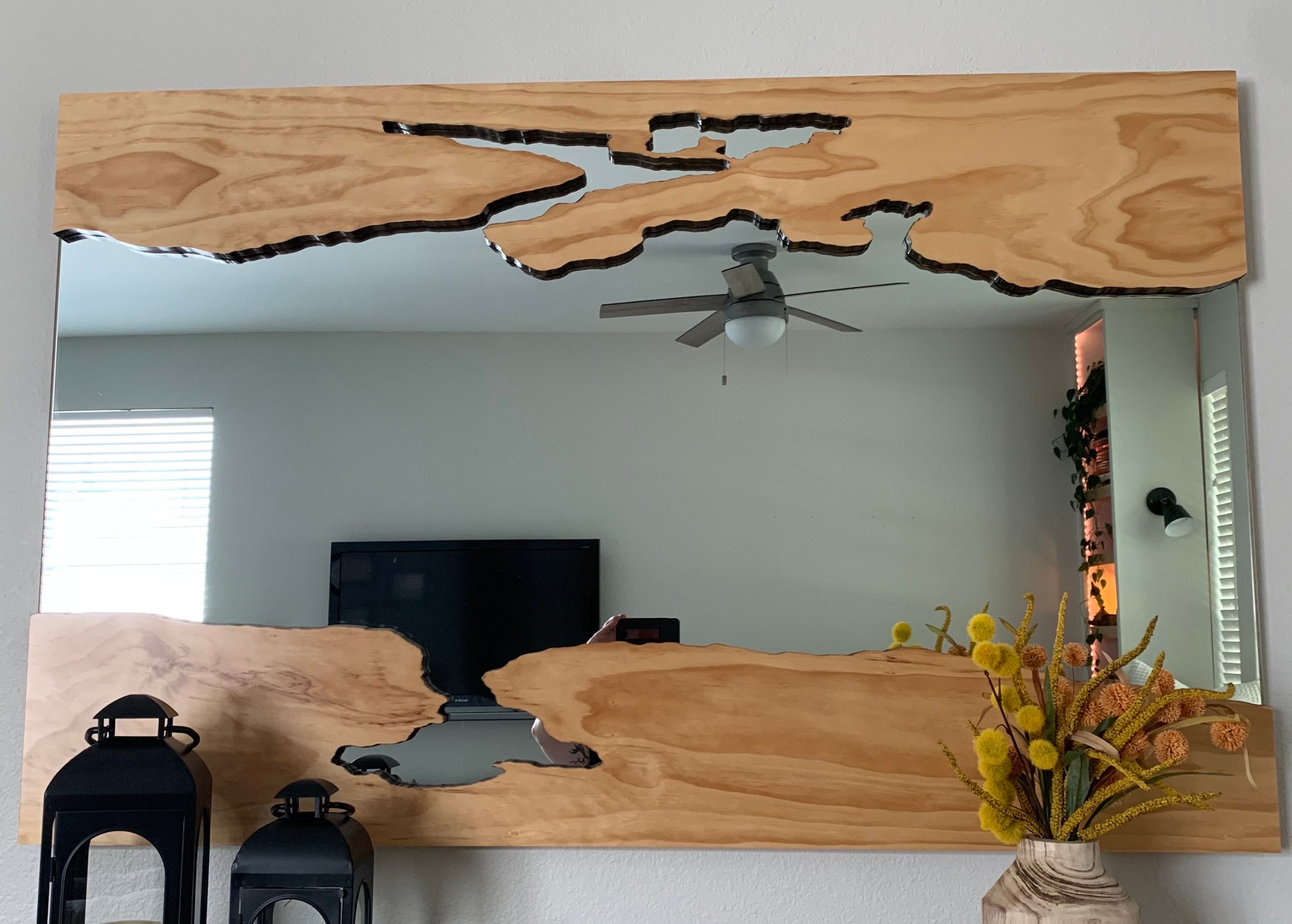 Live Edge Mirror - Etsy