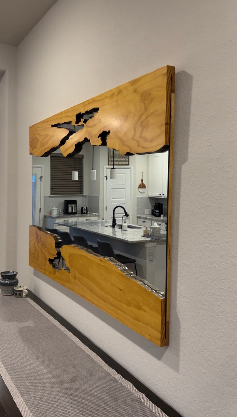 Live Edge Mirror - Etsy