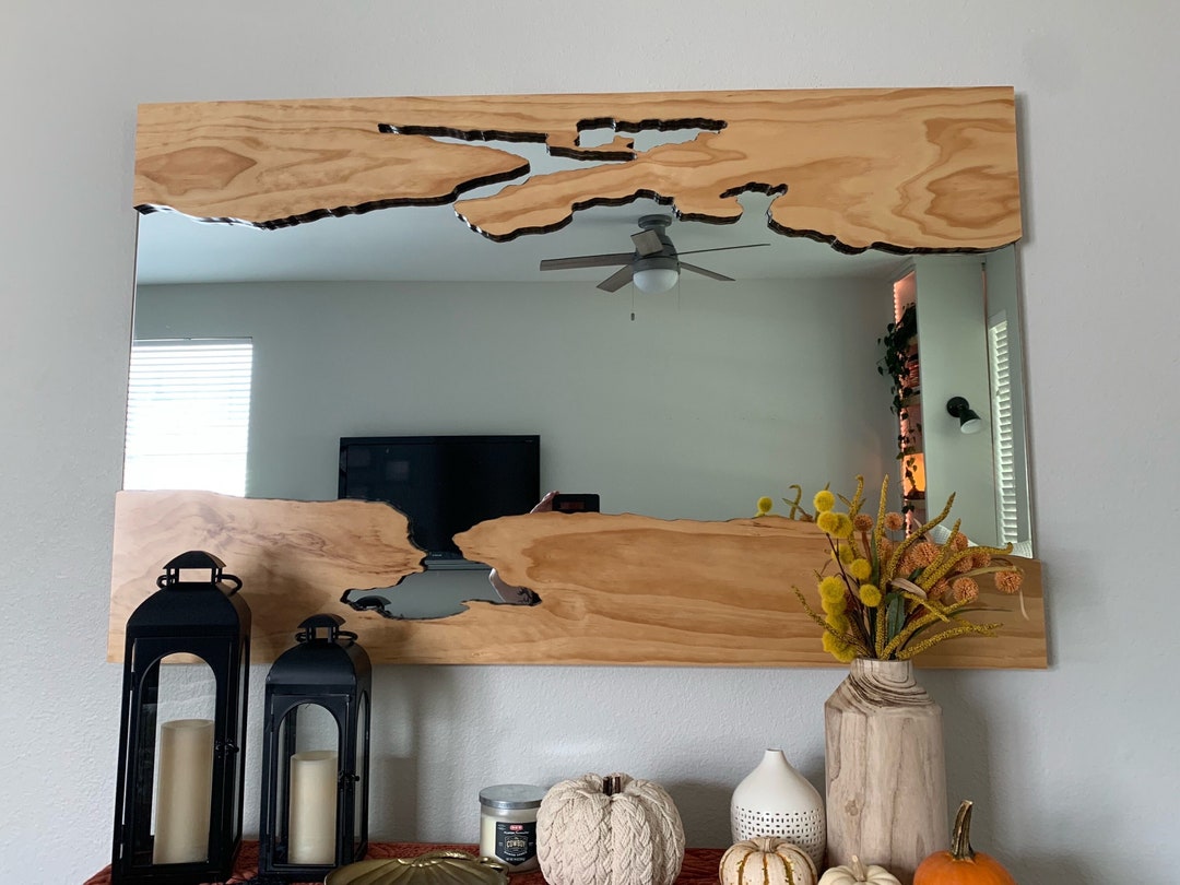 Live Edge Mirror - Etsy