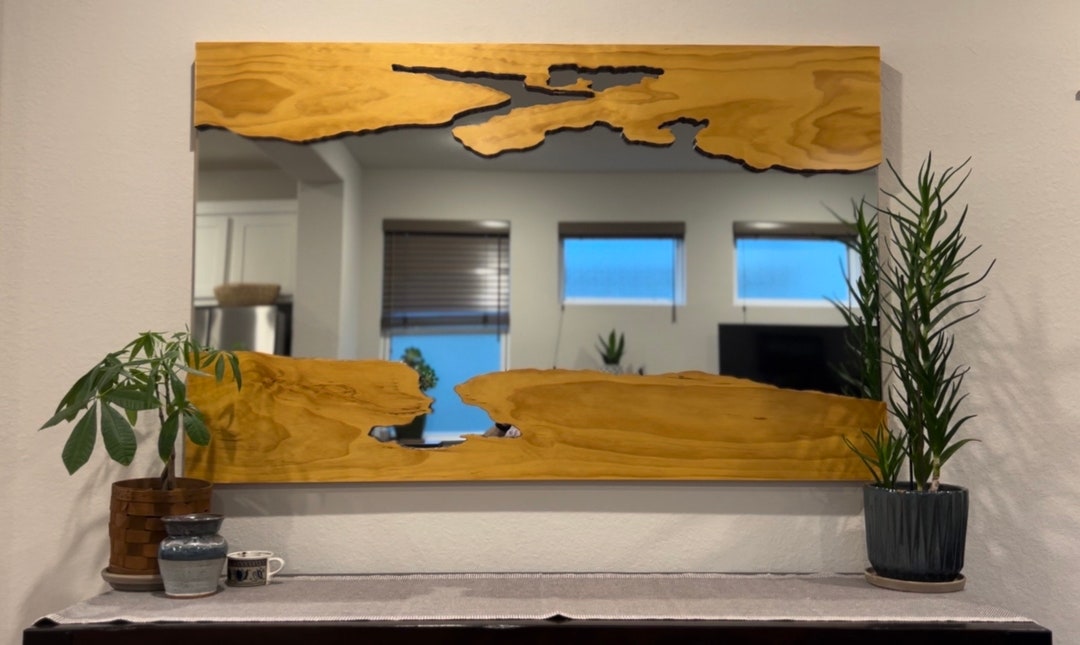 Live Edge Mirror - Etsy