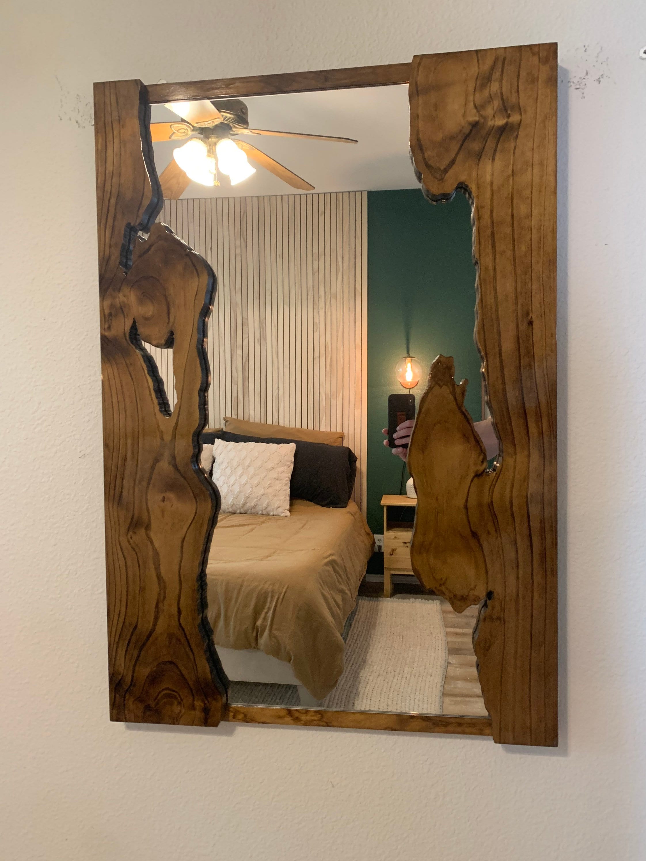Live Edge Mirror - Etsy