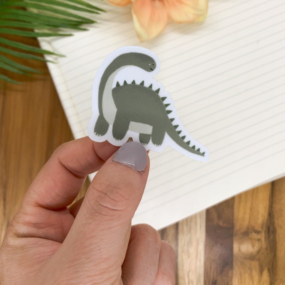 Dinosaur Mini Sticker Reptile Decal Die Cut Sticker Water | Etsy