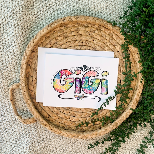 Gigi Happy Birthday Card - Etsy