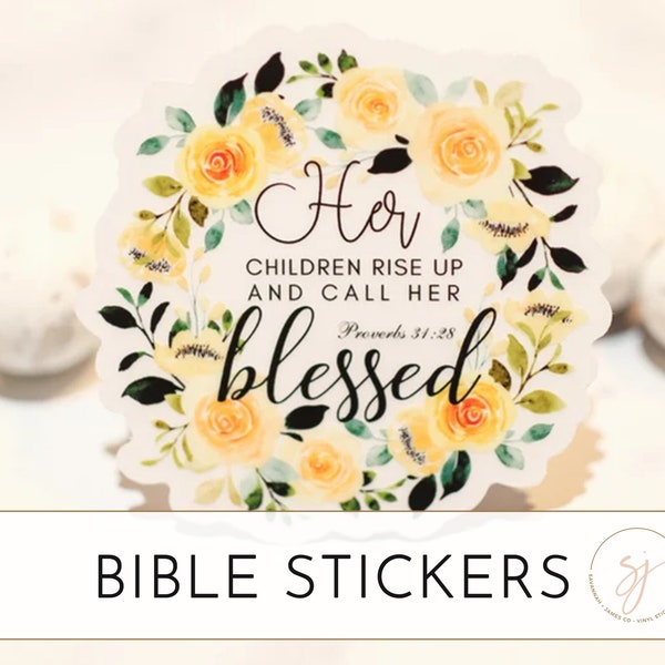 Bible Verse Sticker - Etsy