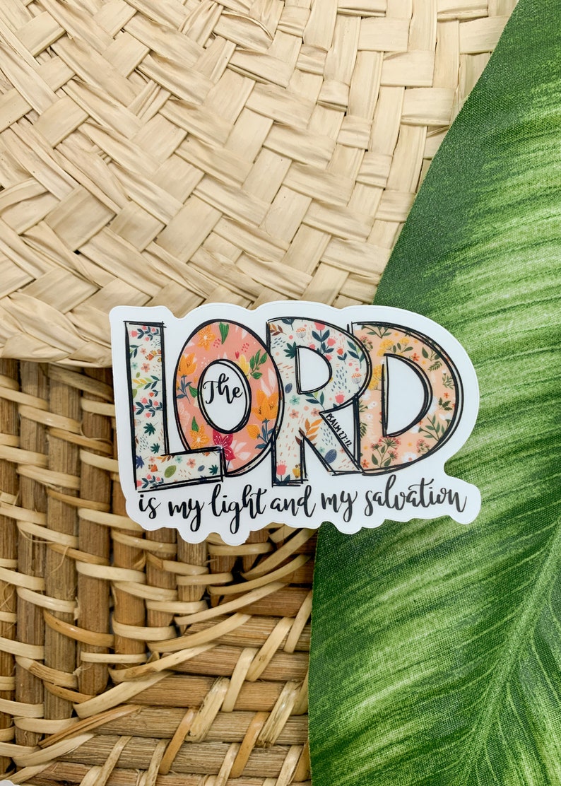 Pack of 50 Stickers the Lord is My Light Christian Sticker | Etsy