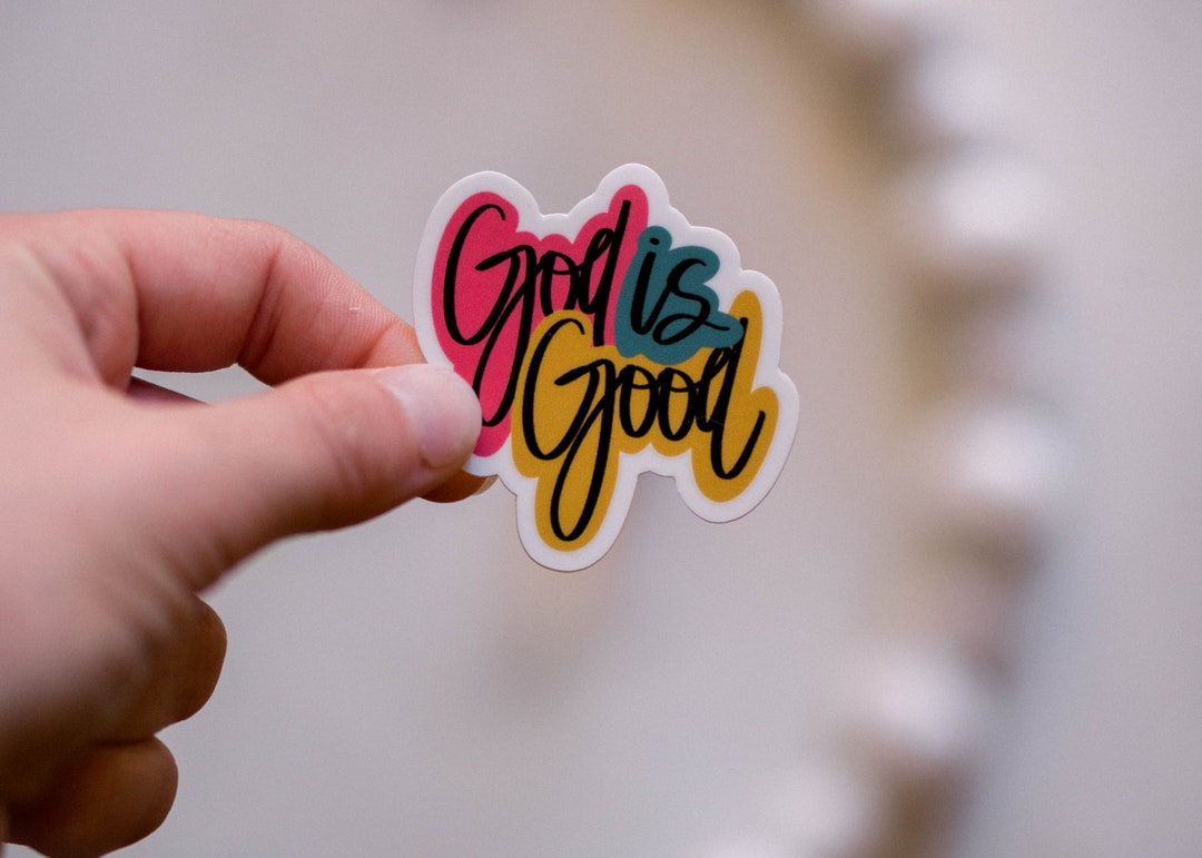 God is Good, Vinyl Sticker, Christian Sticker, Jesus Decal, God Sticker ...