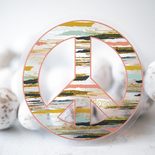 Peace Sign Decal - Etsy