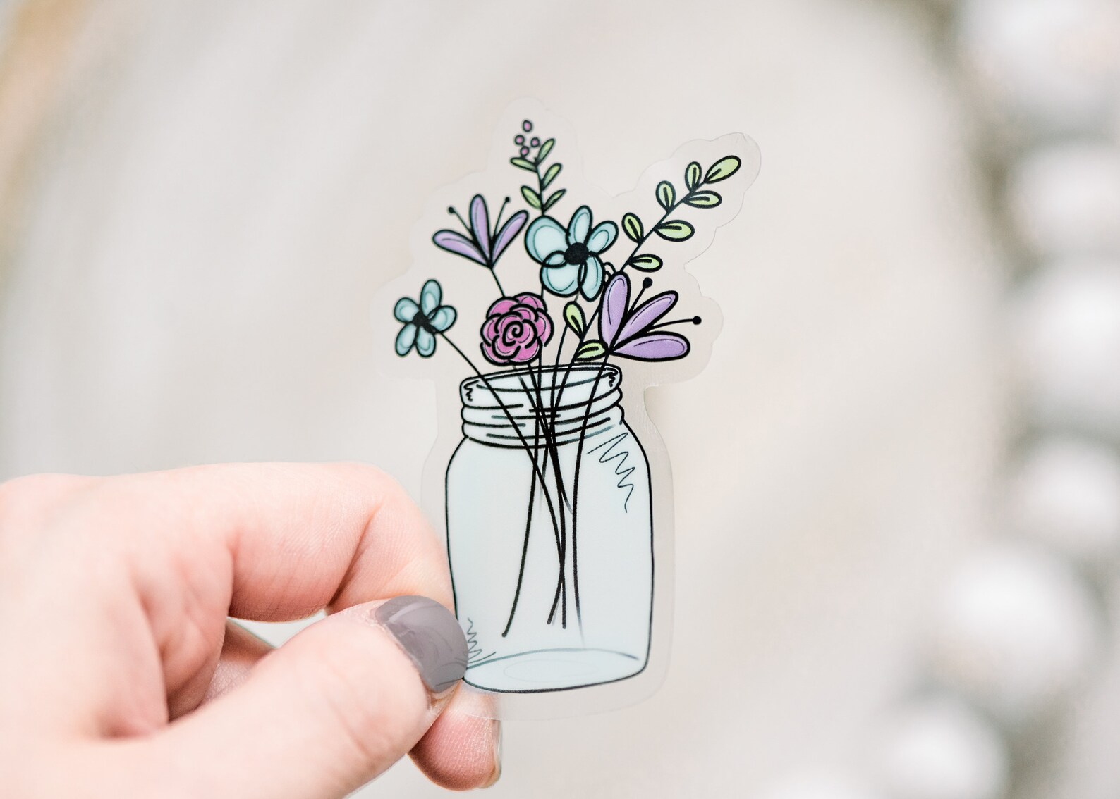 Pack of 50 Stickers Mason Jar Sticker Wholesale Sticker | Etsy