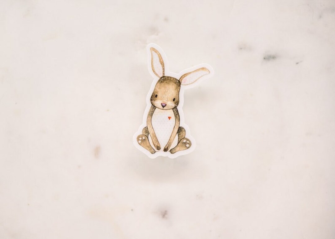 Chinese New Year Sticker, Bunny Sticker, Easter Stickers, Brown Rabbit ...