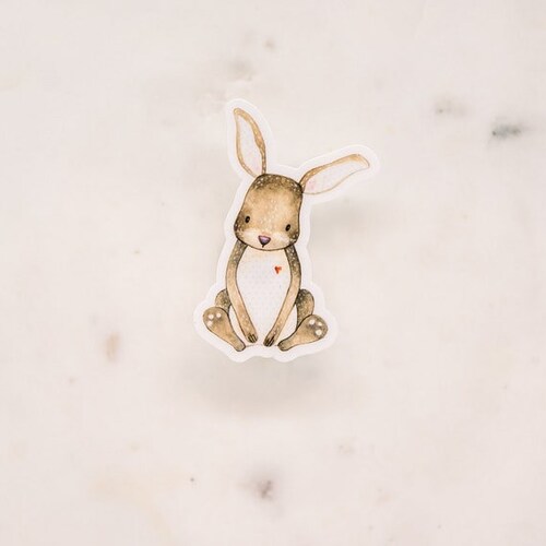 Bunny Sticker Year of the Rabbit Sticker Cute Bunny Label - Etsy