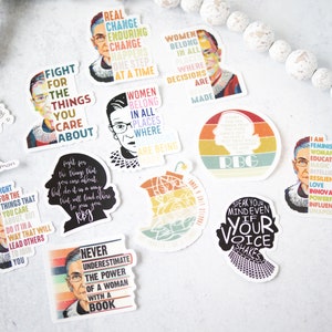 RBG Sticker Decal, Bumper Sticker, Car Decal, Quote Sticker, Leadership ...
