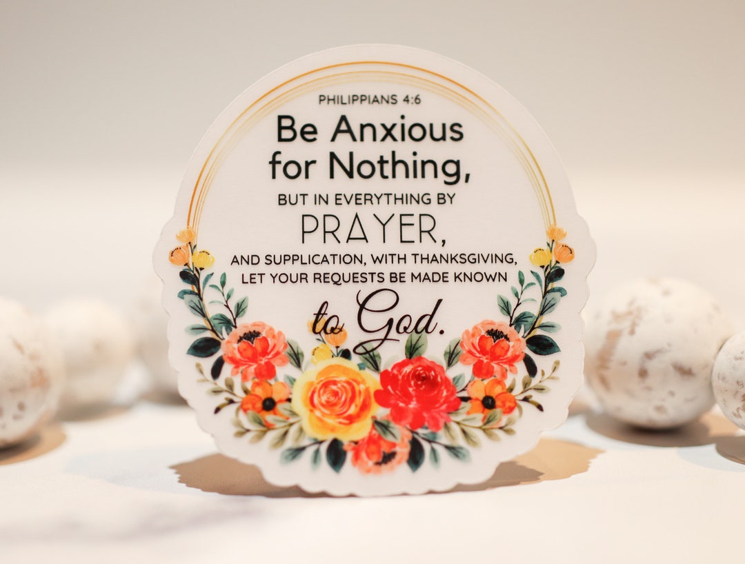 Christian Sticker, Prayer Sticker, Faith Decal, Laptop Decal, Bible ...