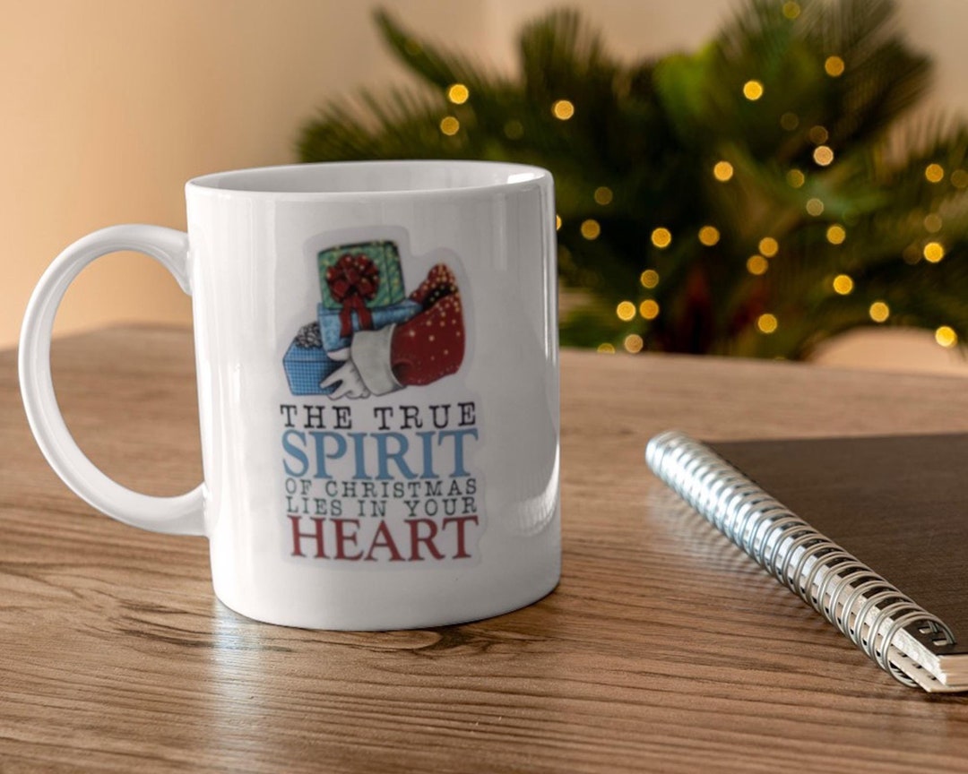 The True Spirit of Christmas Lies in Your Heart Sticker, Christian ...
