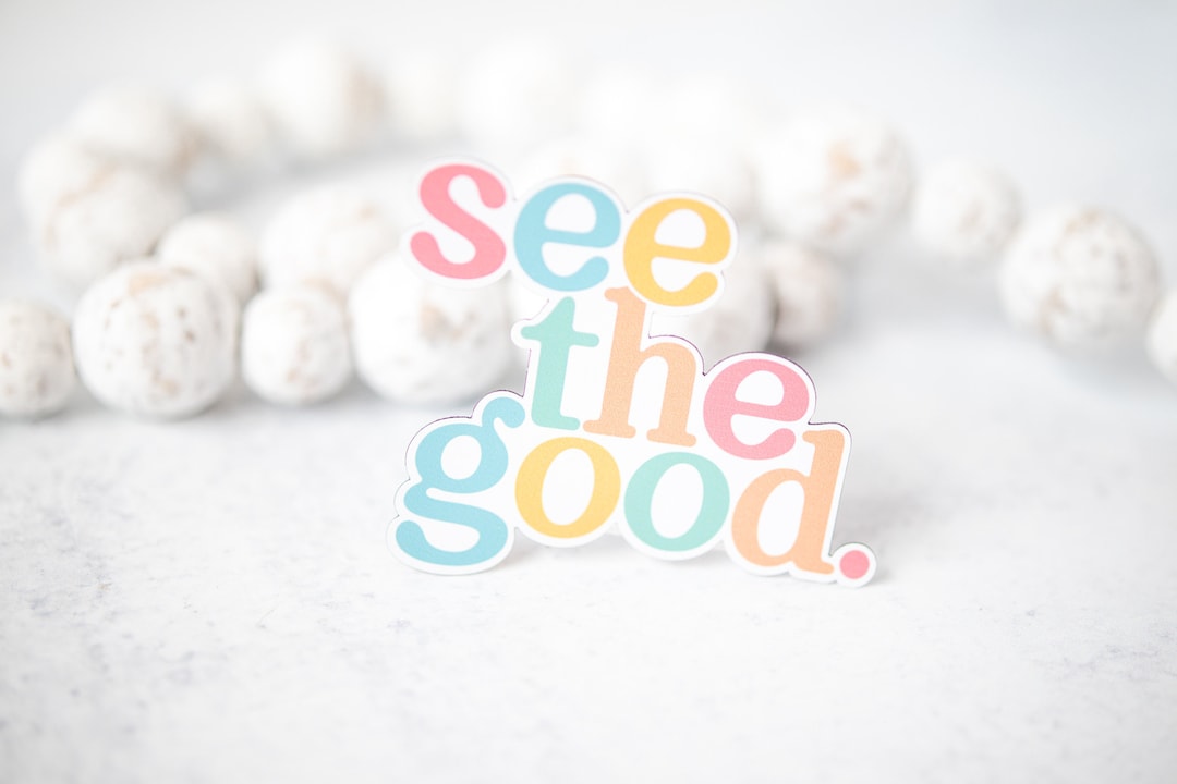 3" Magnet, See the Good Magnet, Pastel Magnet, Inspirational Magnet ...