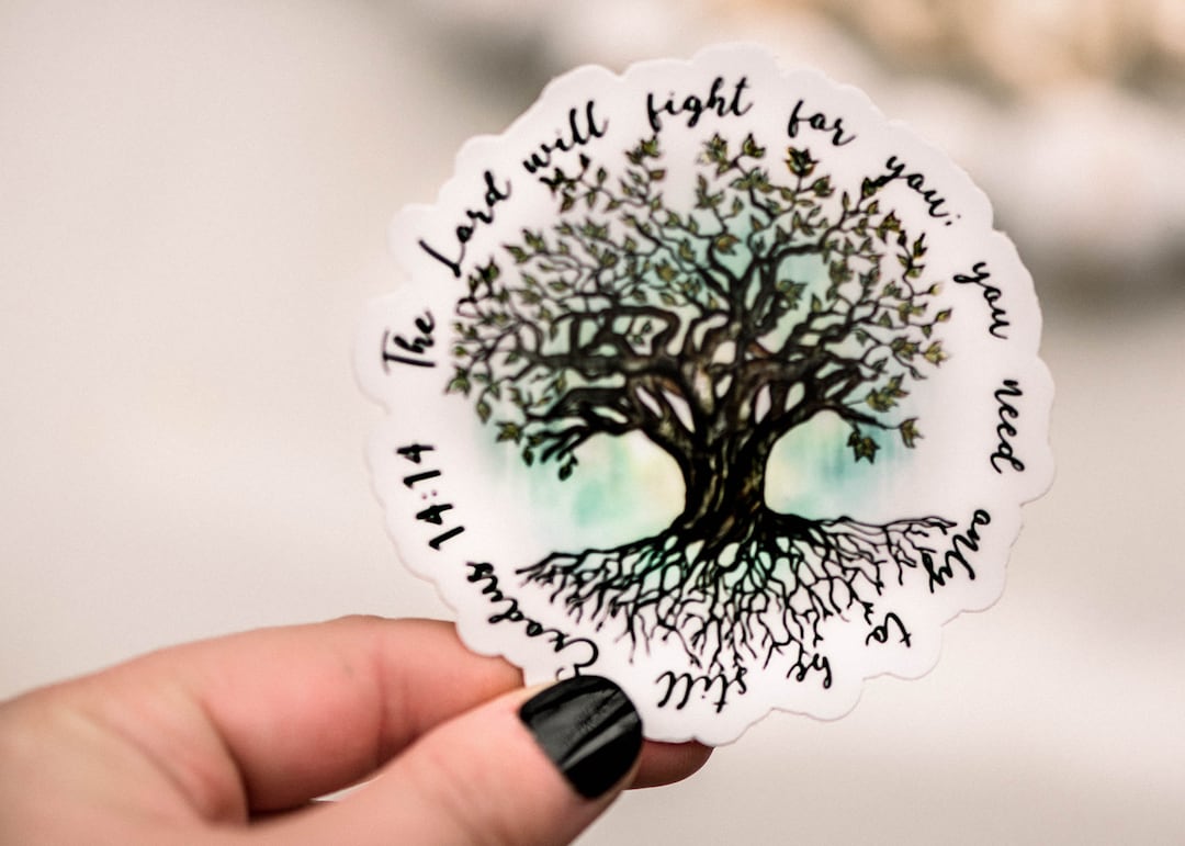 Stickers Pack of 50, Religious Stickers Bundle, the Lord Will Fight for ...