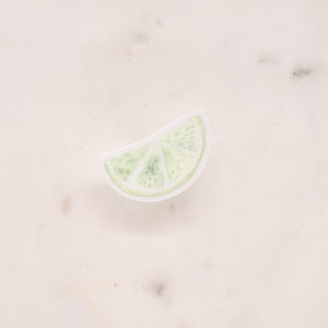 Cute Little Mini Lime Sticker, Food Decal, Journal Sticker, Waterproof ...