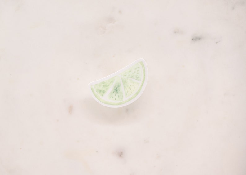Cute Little Mini Lime Sticker, Food Decal, Journal Sticker, Waterproof ...