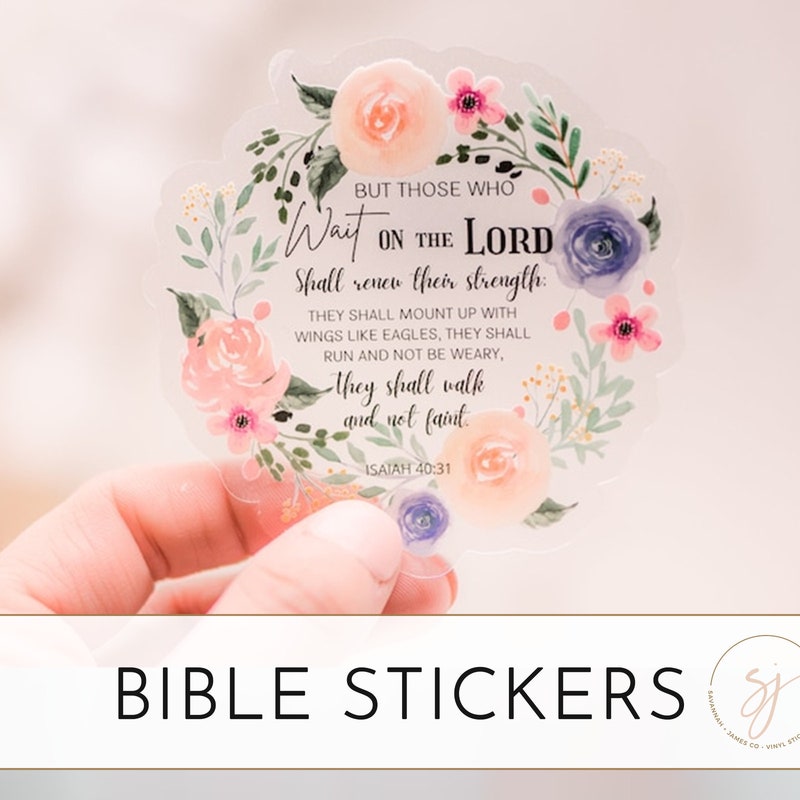 Christian Stickers - Etsy