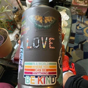 Be Kind Vinyl Sticker: Waterproof Laptop Decal - Etsy