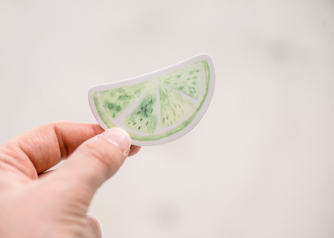 Cute Little Mini Lime Sticker, Food Decal, Journal Sticker, Waterproof ...