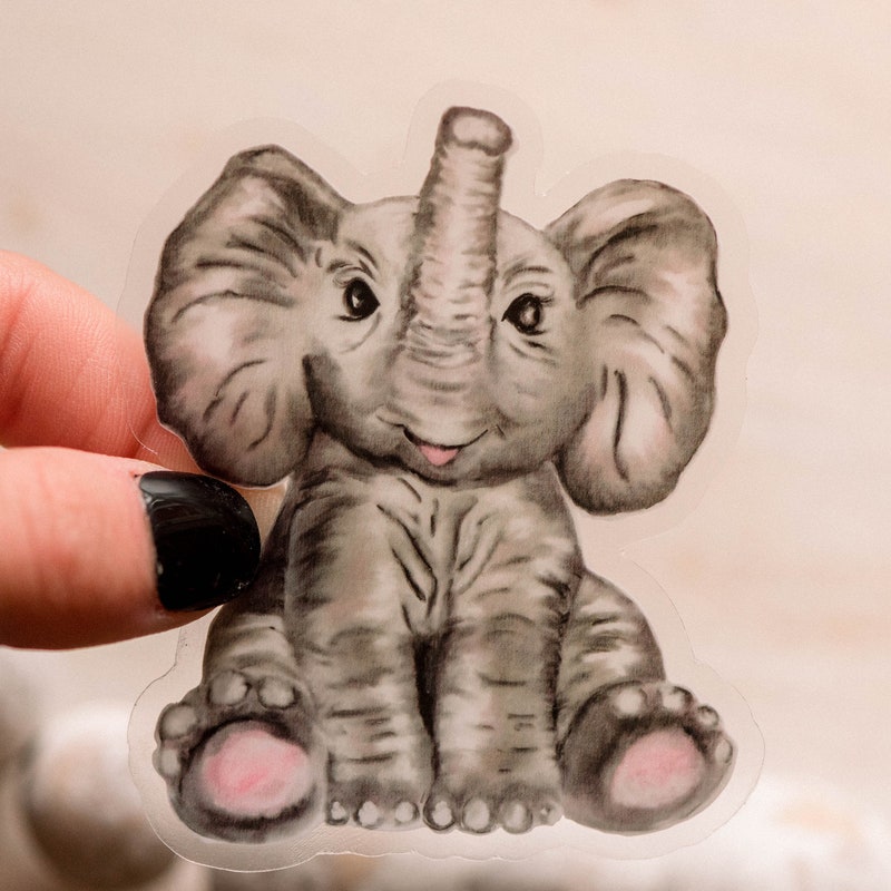 Elephant Car Decal - Etsy