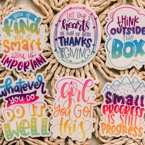 Whatever You Do, Do It Well Vinyl Sticker, Positive Quotes ...