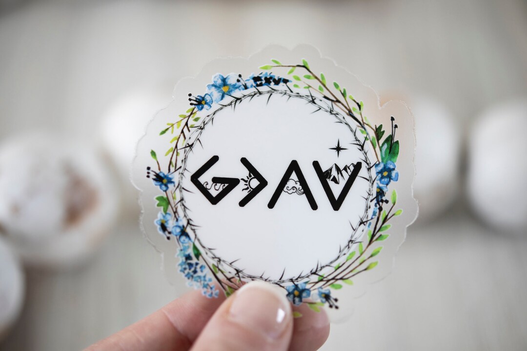 God is Greater Than the Highs and Lows Sticker, Christian Stickers ...